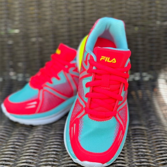 Fila | Shoes | Fila Kids Hot Pink And Blue Sneakers | Poshmark